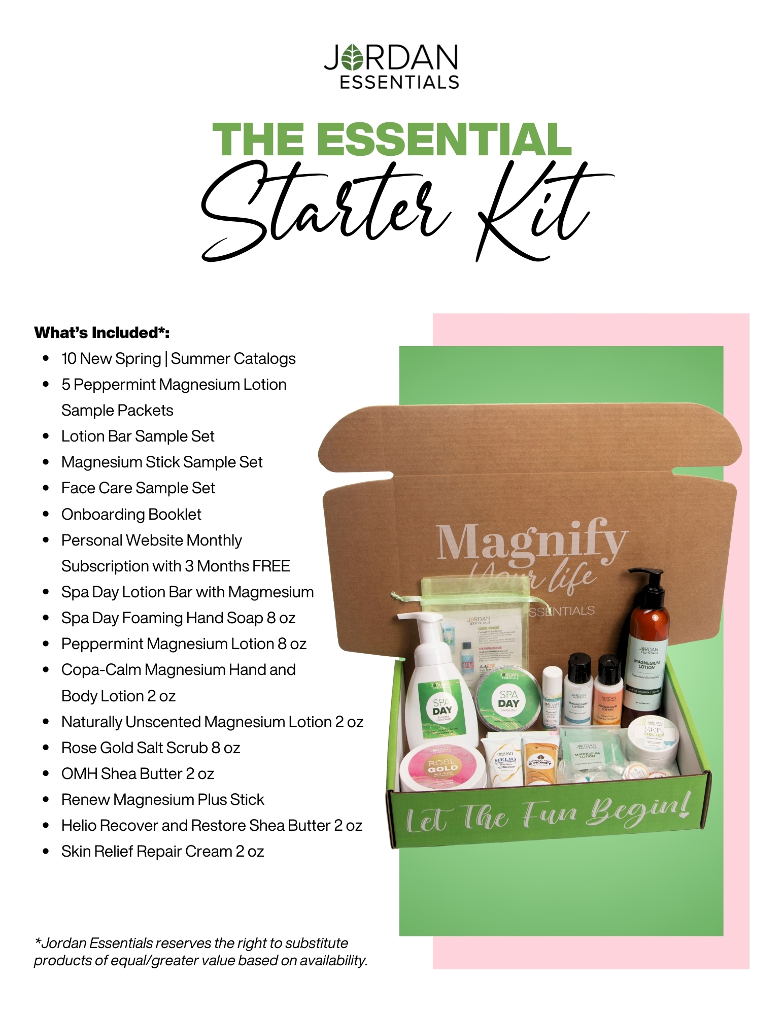 The Essential Starter Kit – JE Library