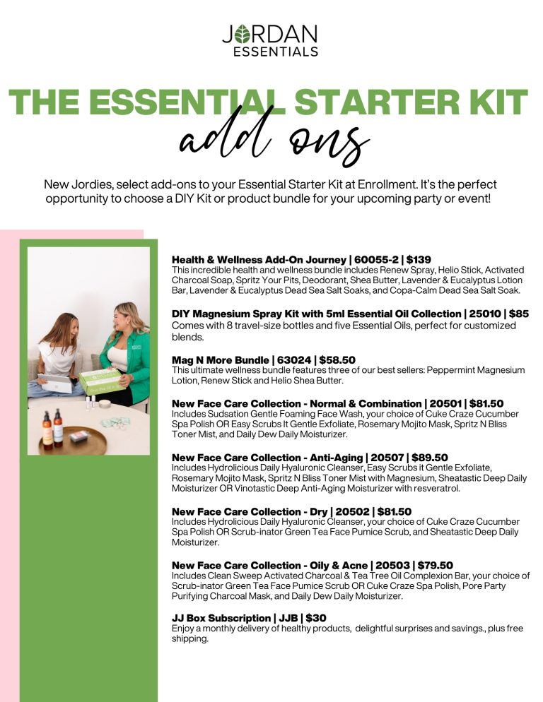 Starter Kit Add Ons – JE Library